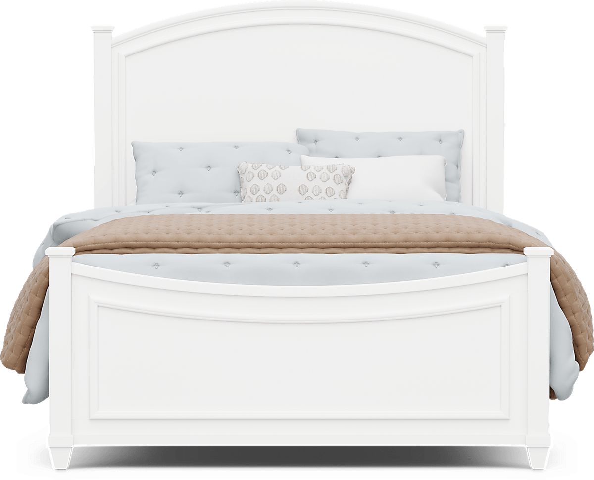Jaclyn Lane 5 Pc White Colors,White Full Bedroom Set With Dresser, Full ...