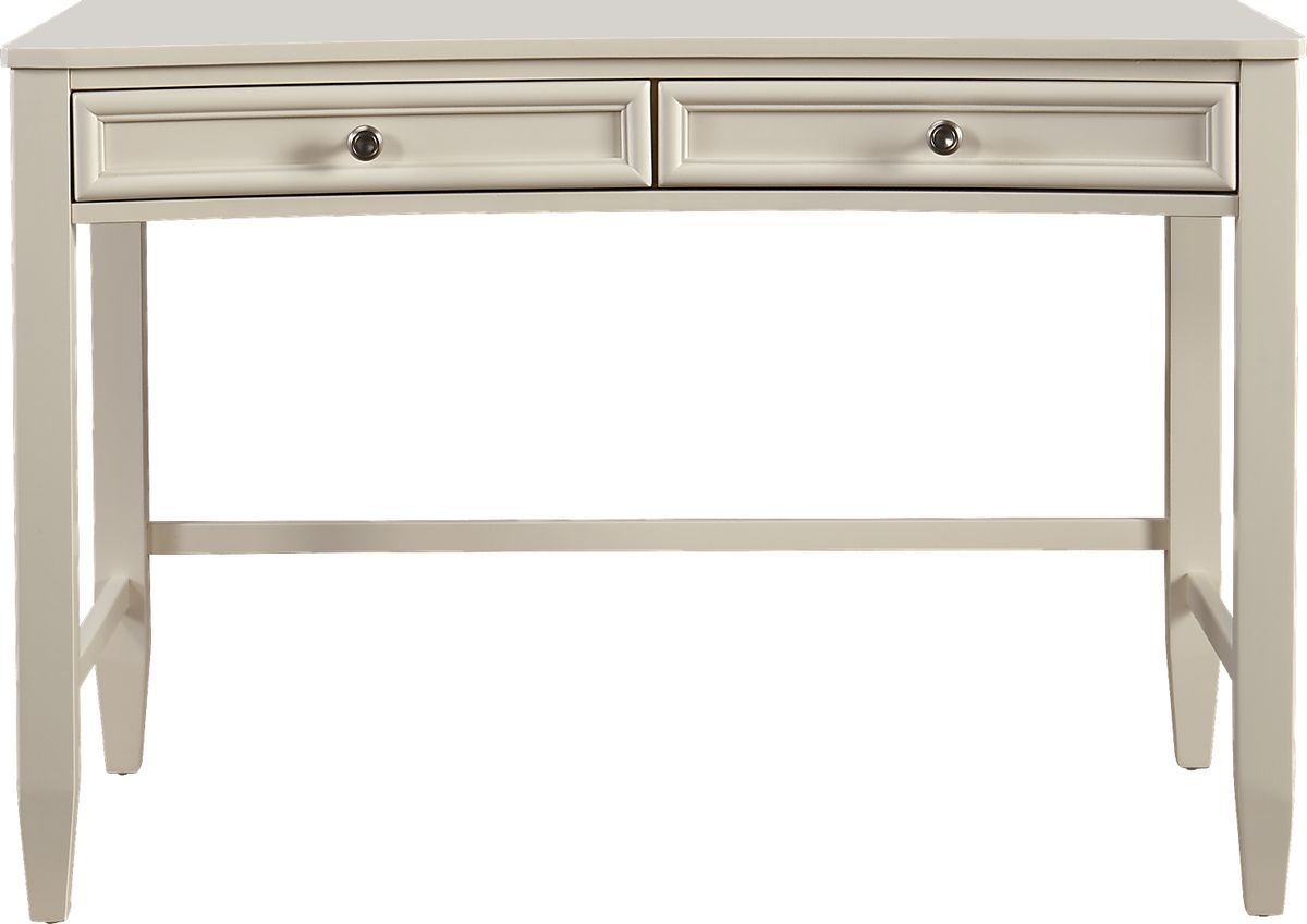 Jaclyn Place Ivory Light Wood,White Desk | Rooms to Go