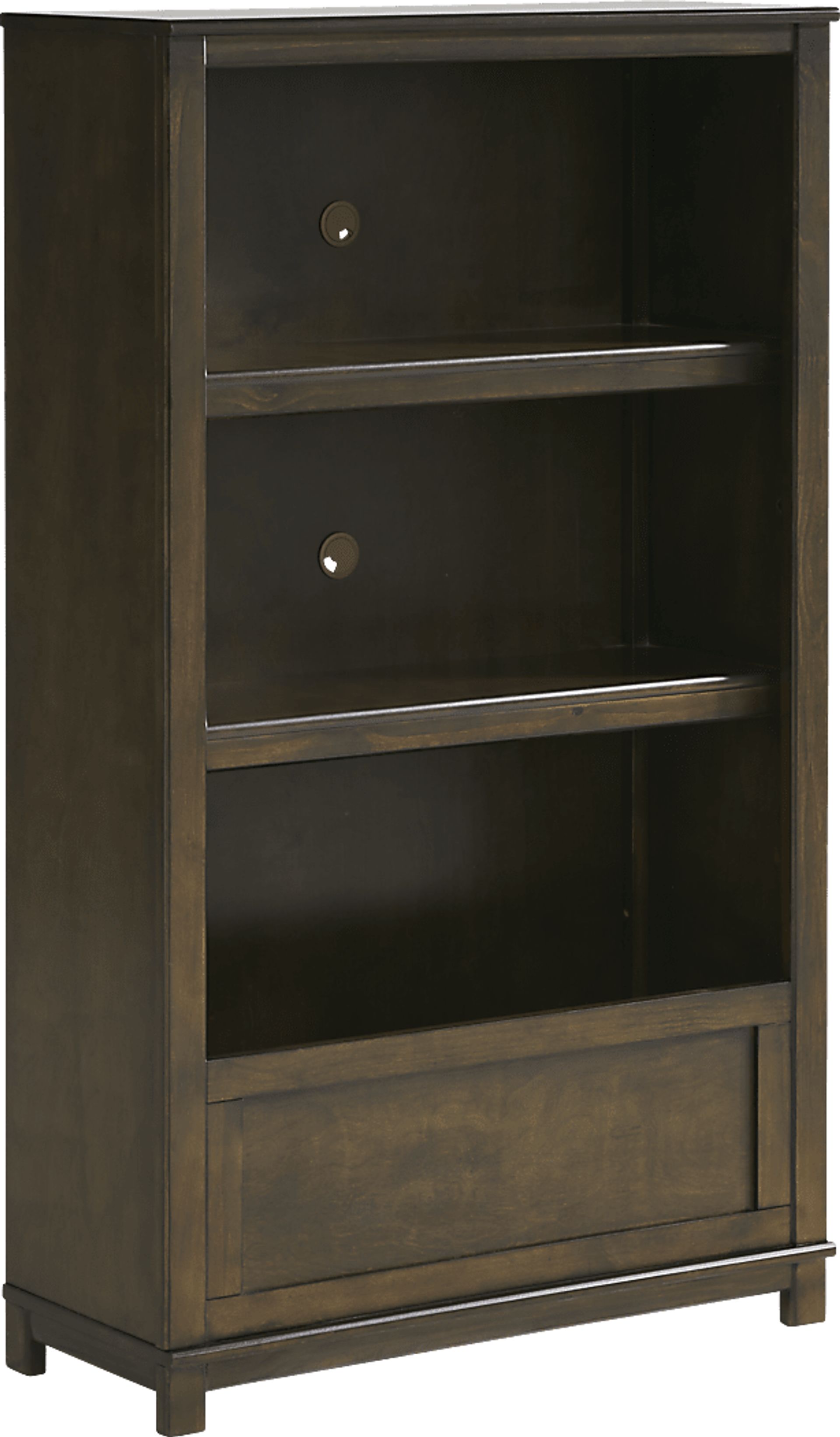Jo Chocolate Dark Wood Bookcase | Rooms to Go