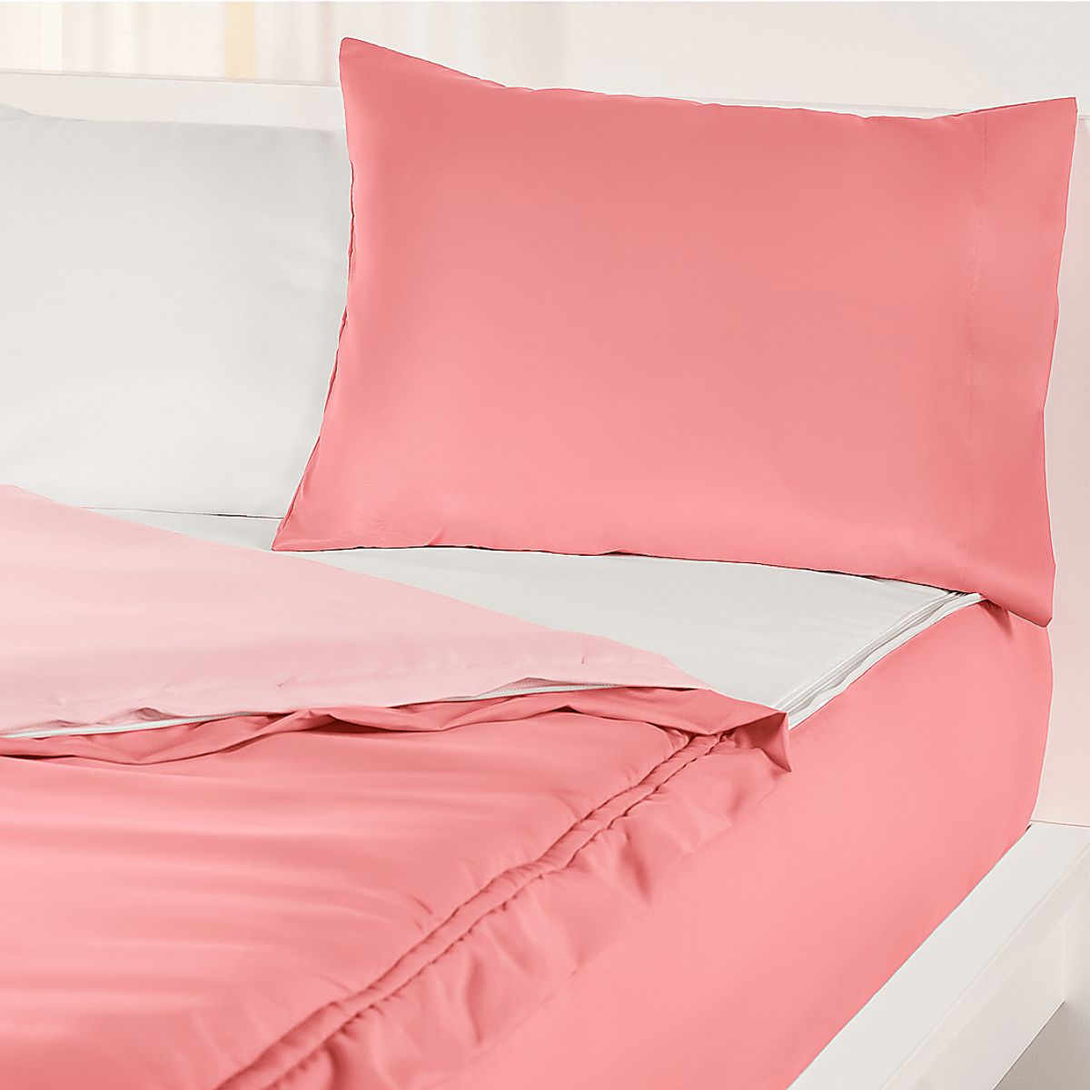 Jonilde Pink Microfiber 4 Pc Full Bedding Set | Rooms to Go