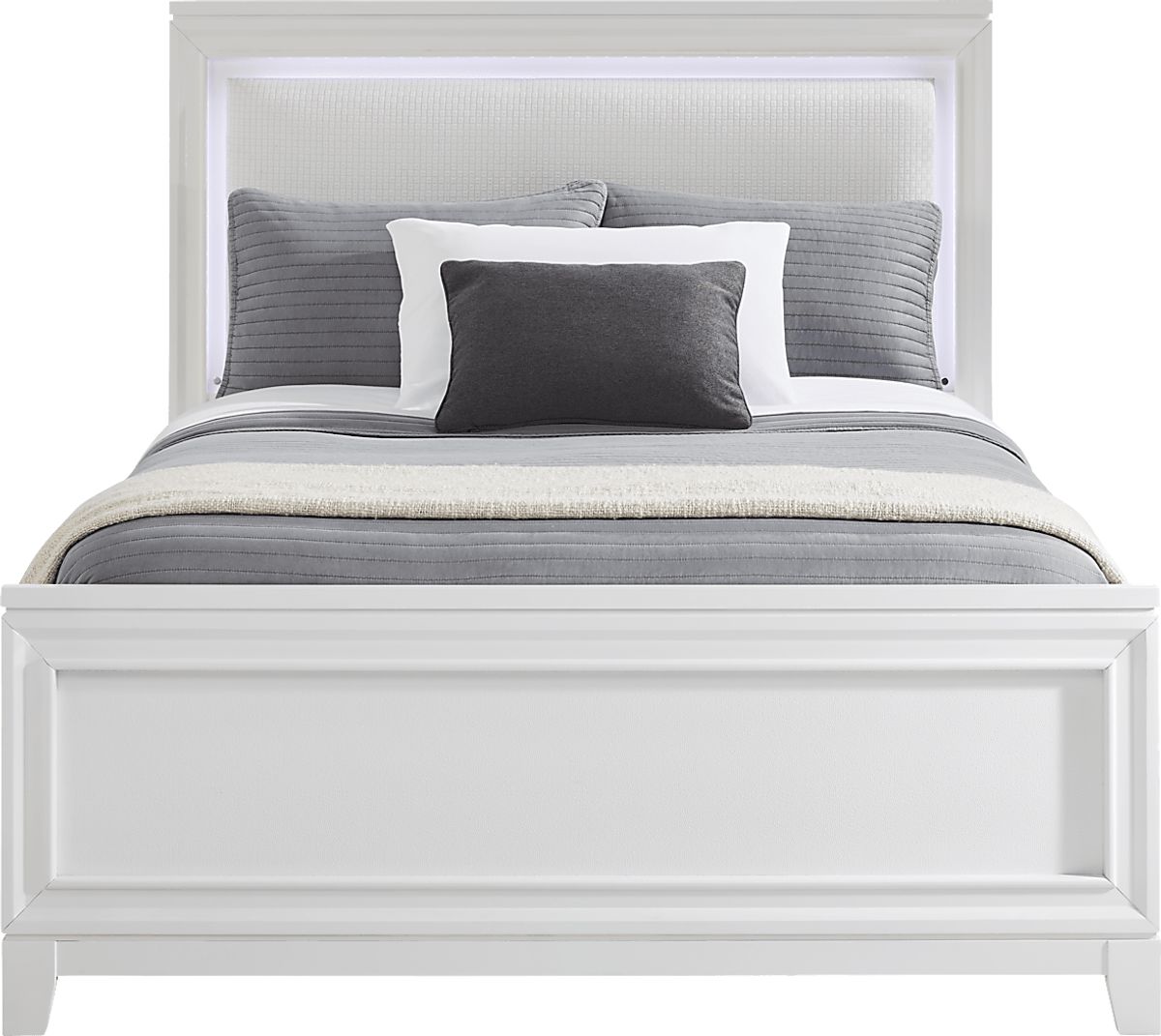 Juno 5 Pc White Colors,White Full Bedroom Set With 3 Pc Full ...