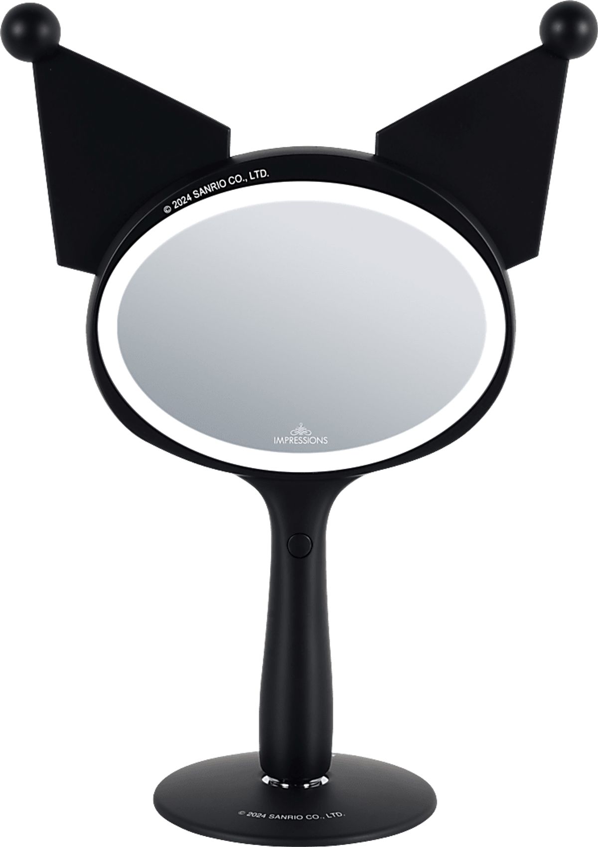 Kuromi Led Handheld Mirror Black | Rooms to Go