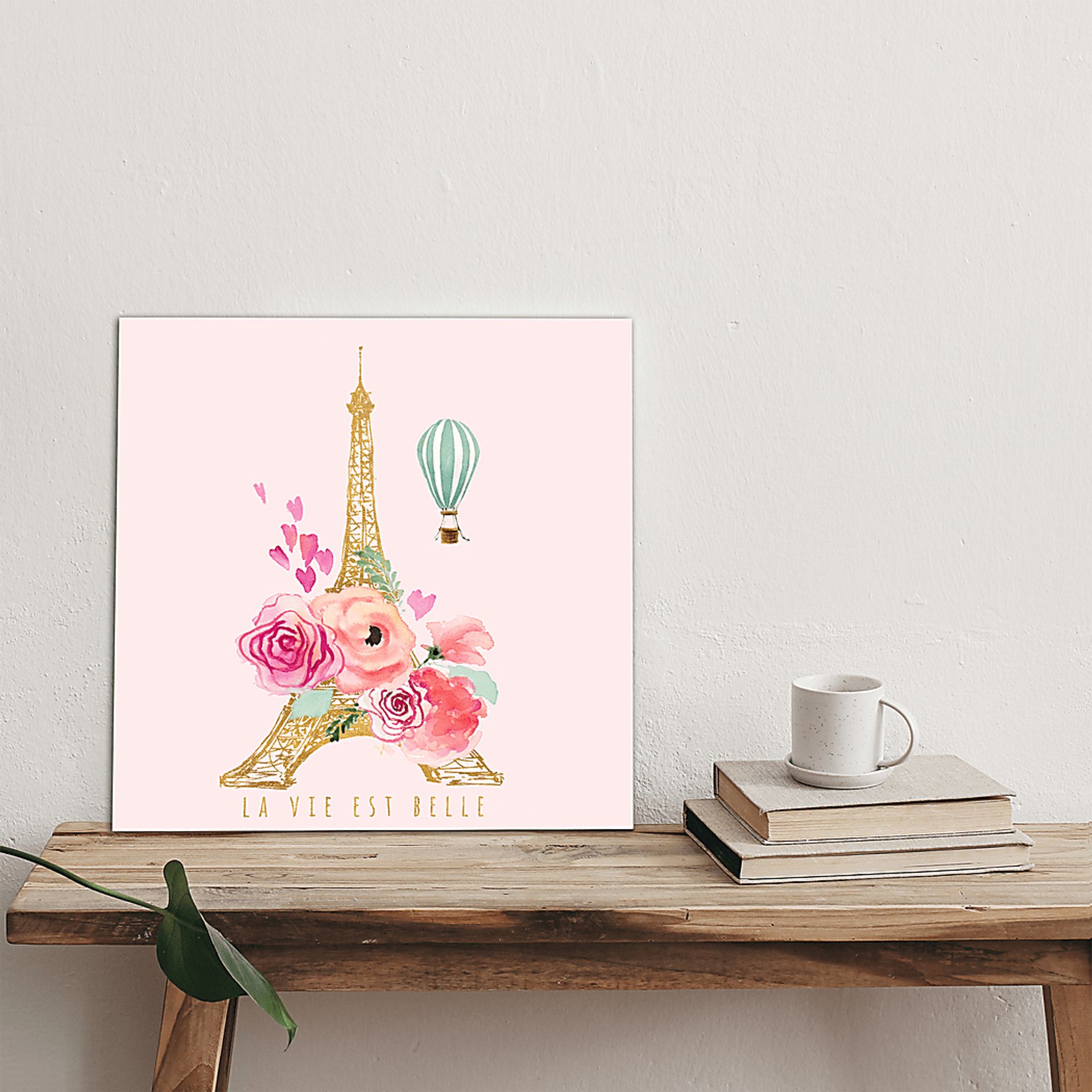 Kids Life Is Beautiful Pink Wall Art Artwork | Rooms to Go