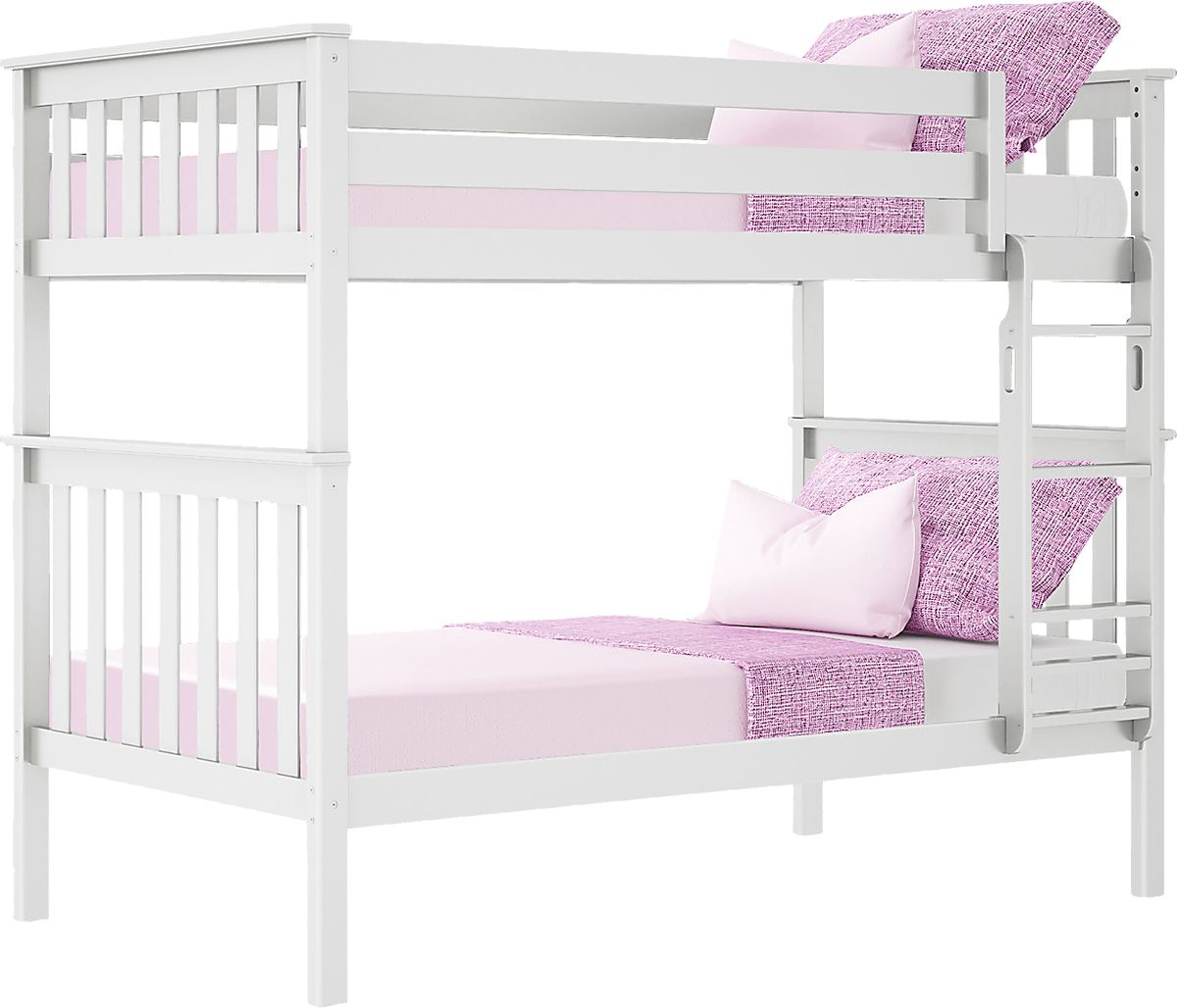 Lilose I White Colors,White Twin/Twin Bunk Bed | Rooms to Go