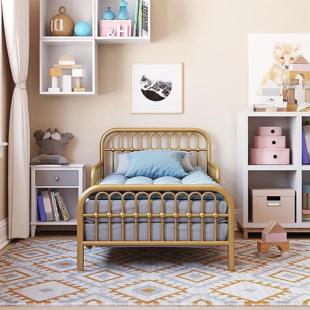 Lolle Gold Yellow Toddler Bed | Rooms to Go