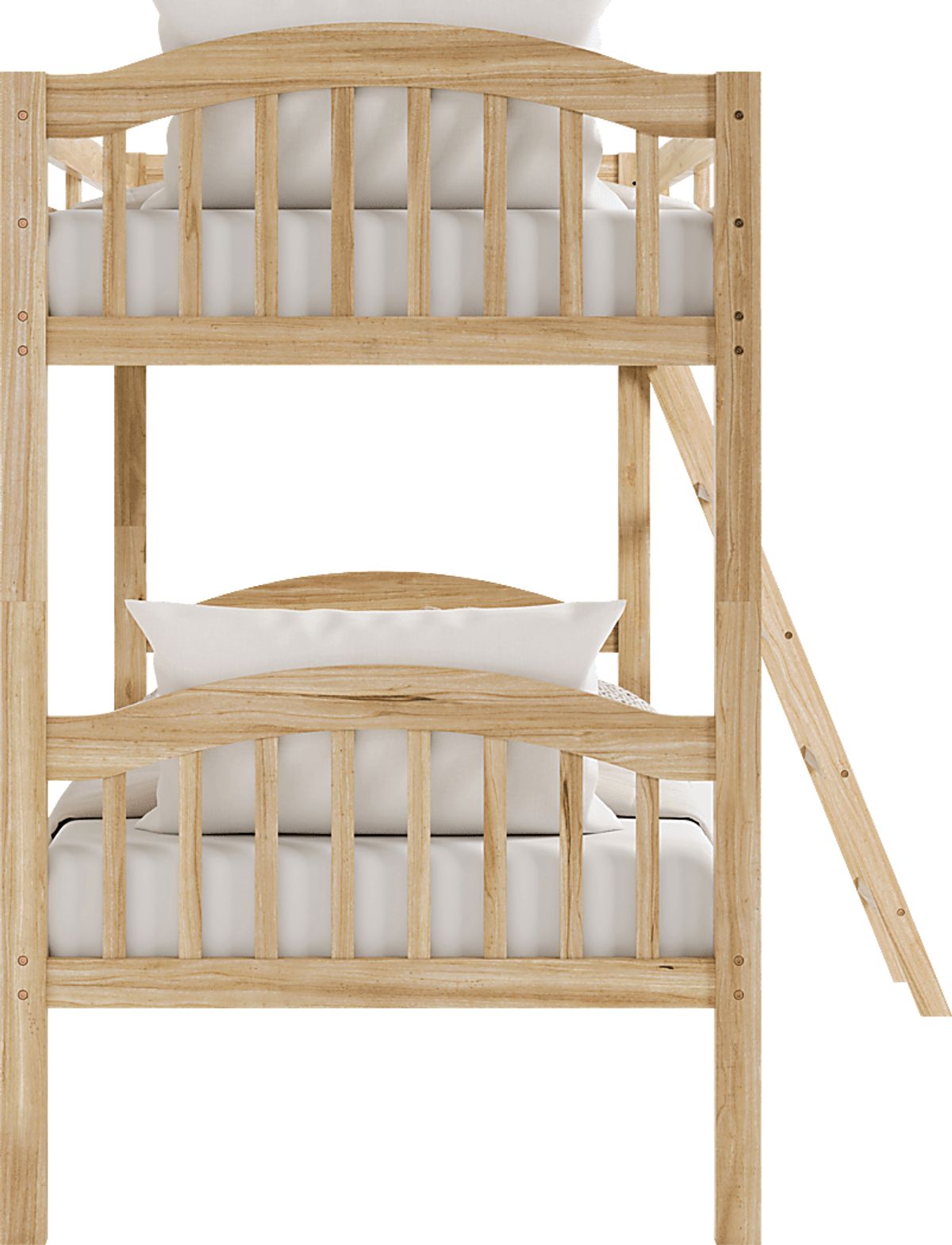 Maglo Natural Light Wood Twin/Twin Bunk Bed | Rooms to Go