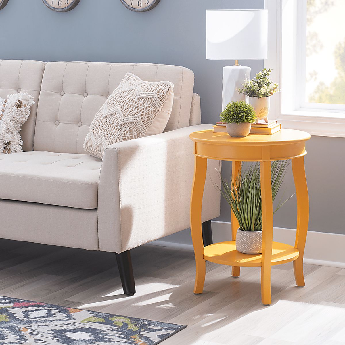 Kids Maliory Yellow Colors Accent Table | Rooms to Go