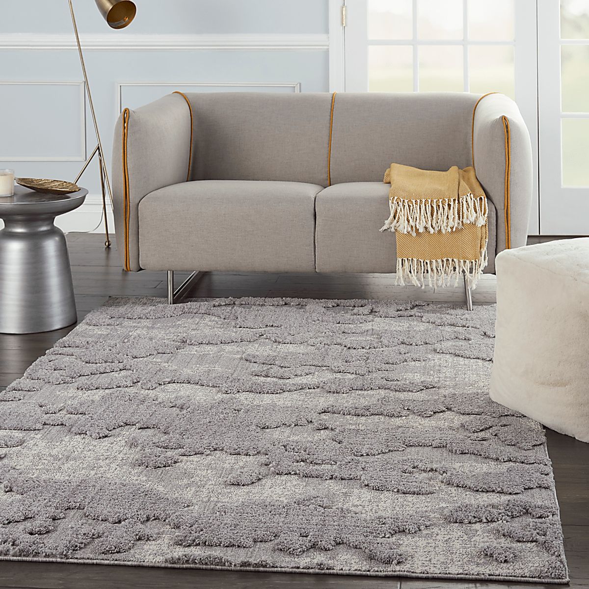 Mattia Polyester Fabric Rug | Rooms to Go