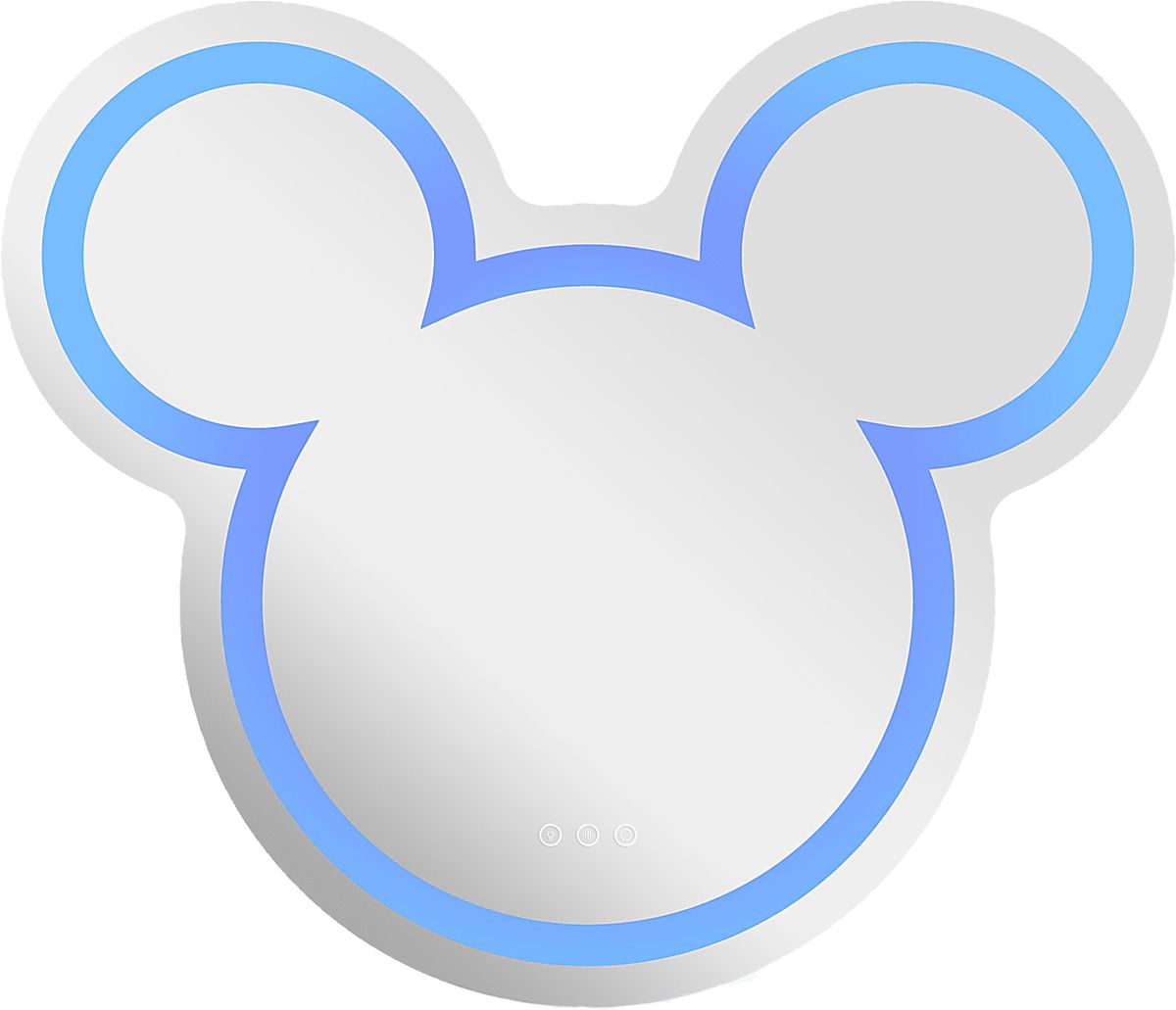 Mickey Mouse White Colors,White Vanity Mirror | Rooms to Go