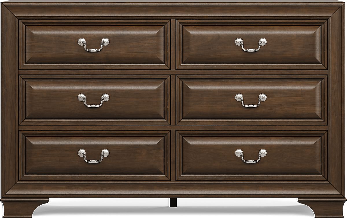 Mill Valley Jr. 5 Pc Cherry Dark Wood Full Bedroom Set With 3 Pc Full ...