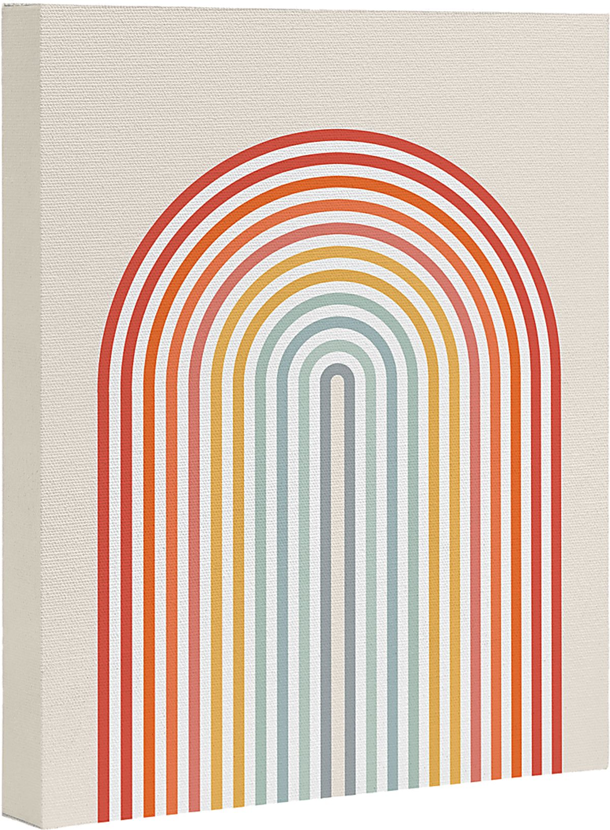 Minimal Rainbow I Beige Artwork | Rooms to Go