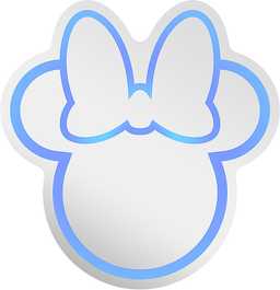 Minnie Mouse White Colors,White Vanity Mirror | Rooms to Go