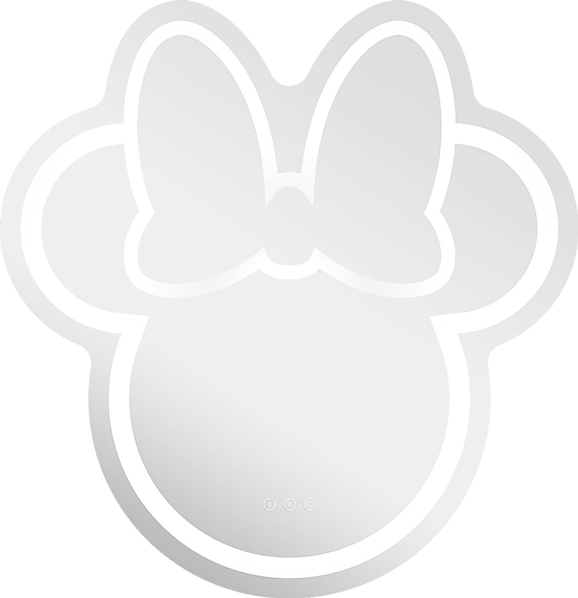 Minnie Mouse White Colors,White Vanity Mirror - Rooms To Go