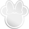 Minnie Mouse White Colors,White Vanity Mirror | Rooms to Go