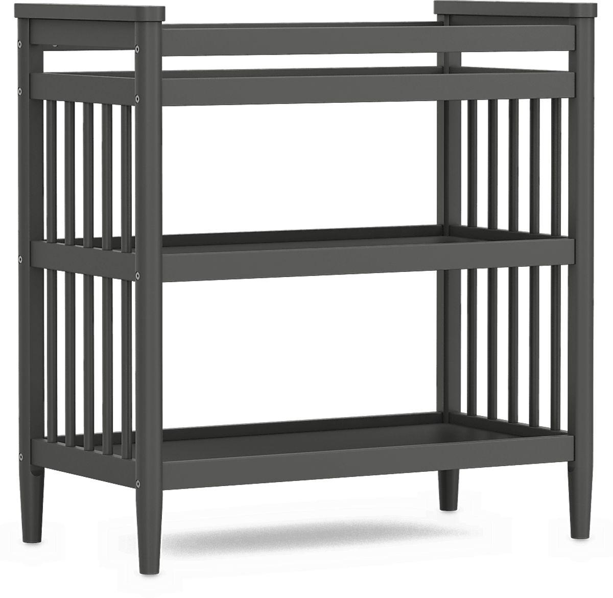 Modern Colors Iron Ore Black Changing Table | Rooms to Go