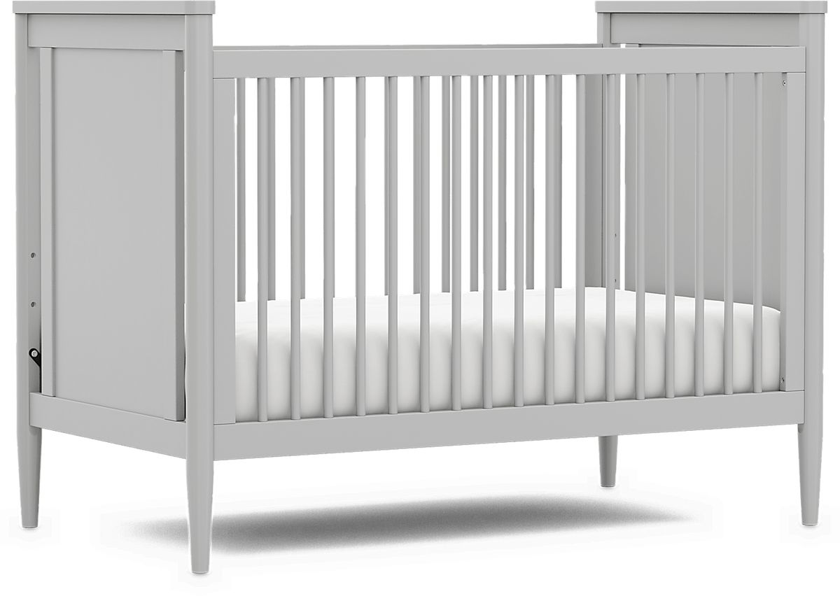 Modern Colors Light Gray Crib | Rooms to Go