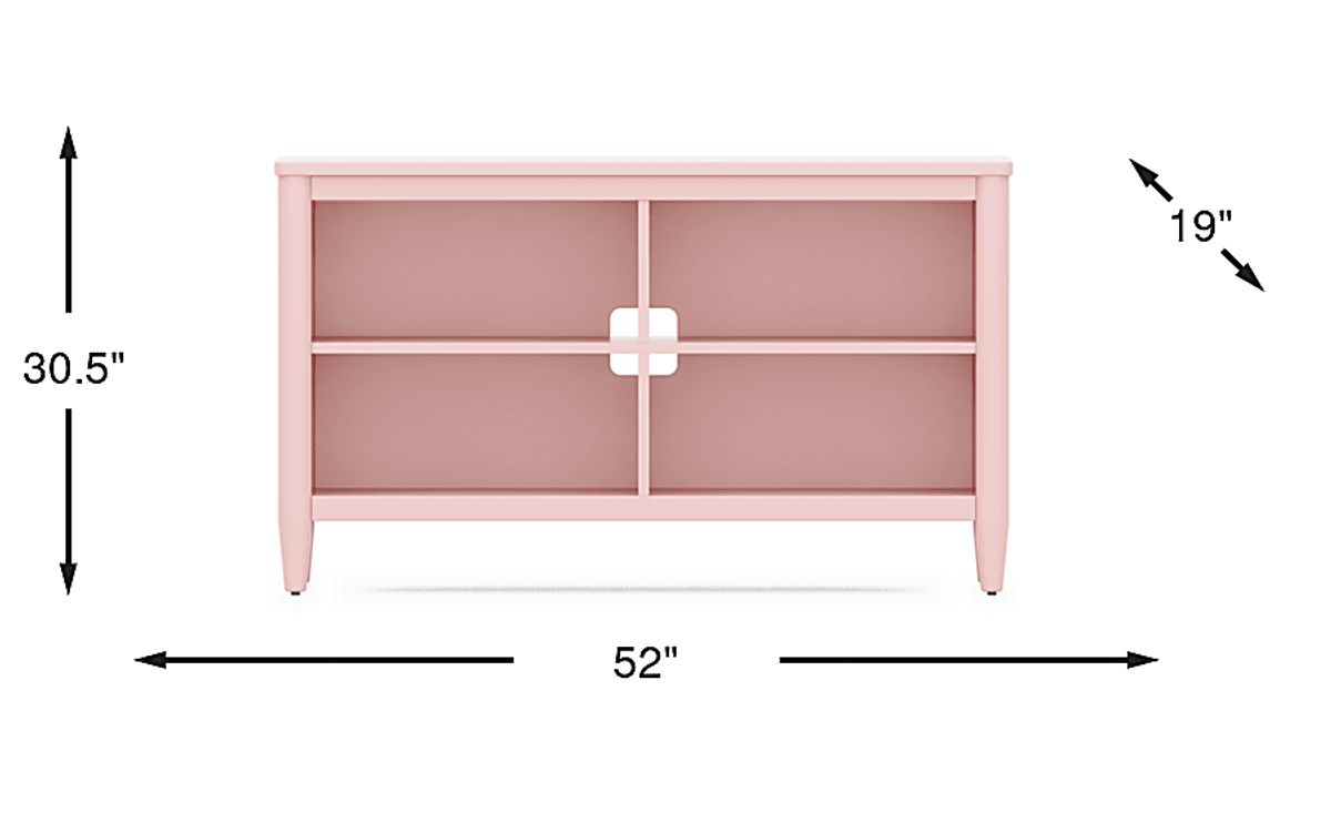 Modern Colors Pink "52. Bookcase | Rooms to Go