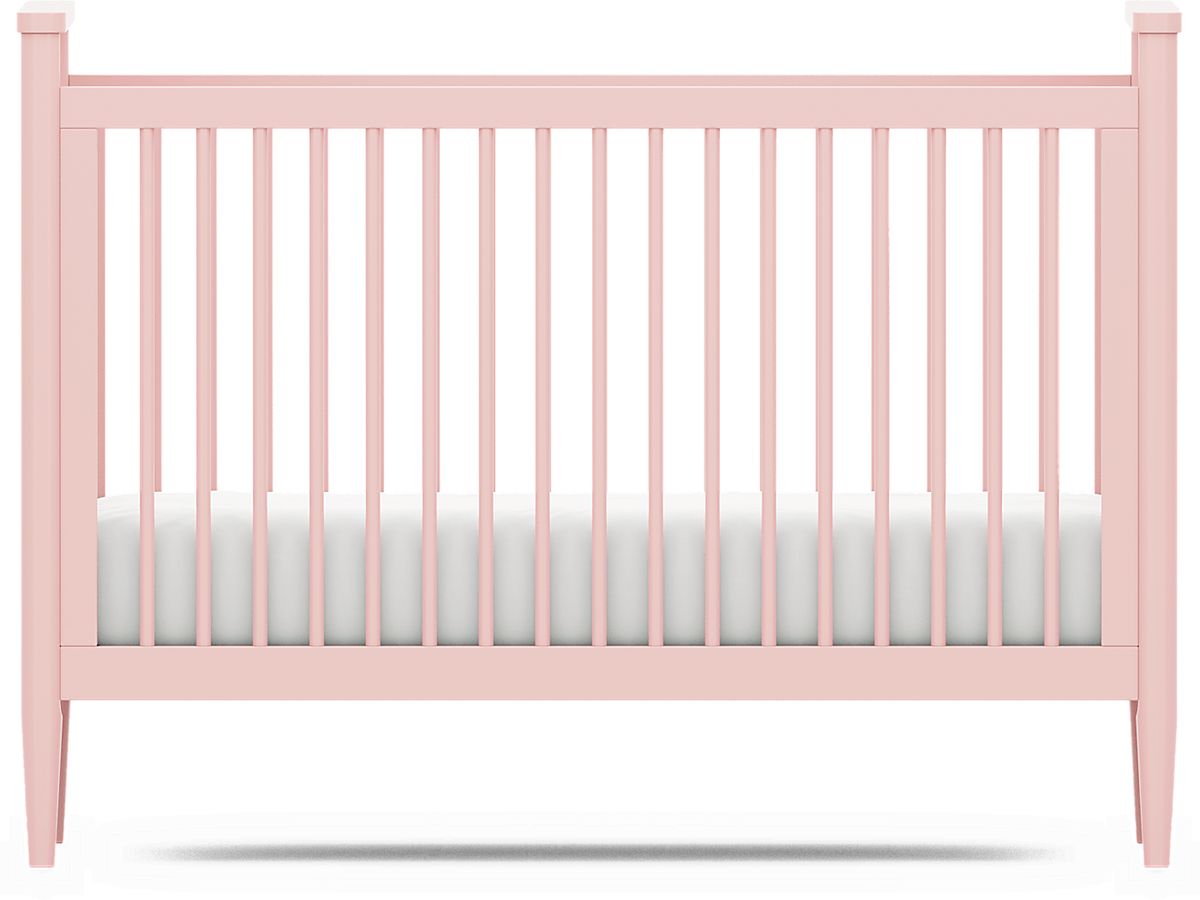 Modern Colors Pink Crib | Rooms to Go