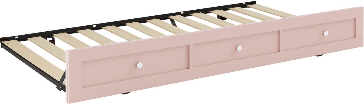 Modern Colors Pink Twin Trundle | Rooms to Go