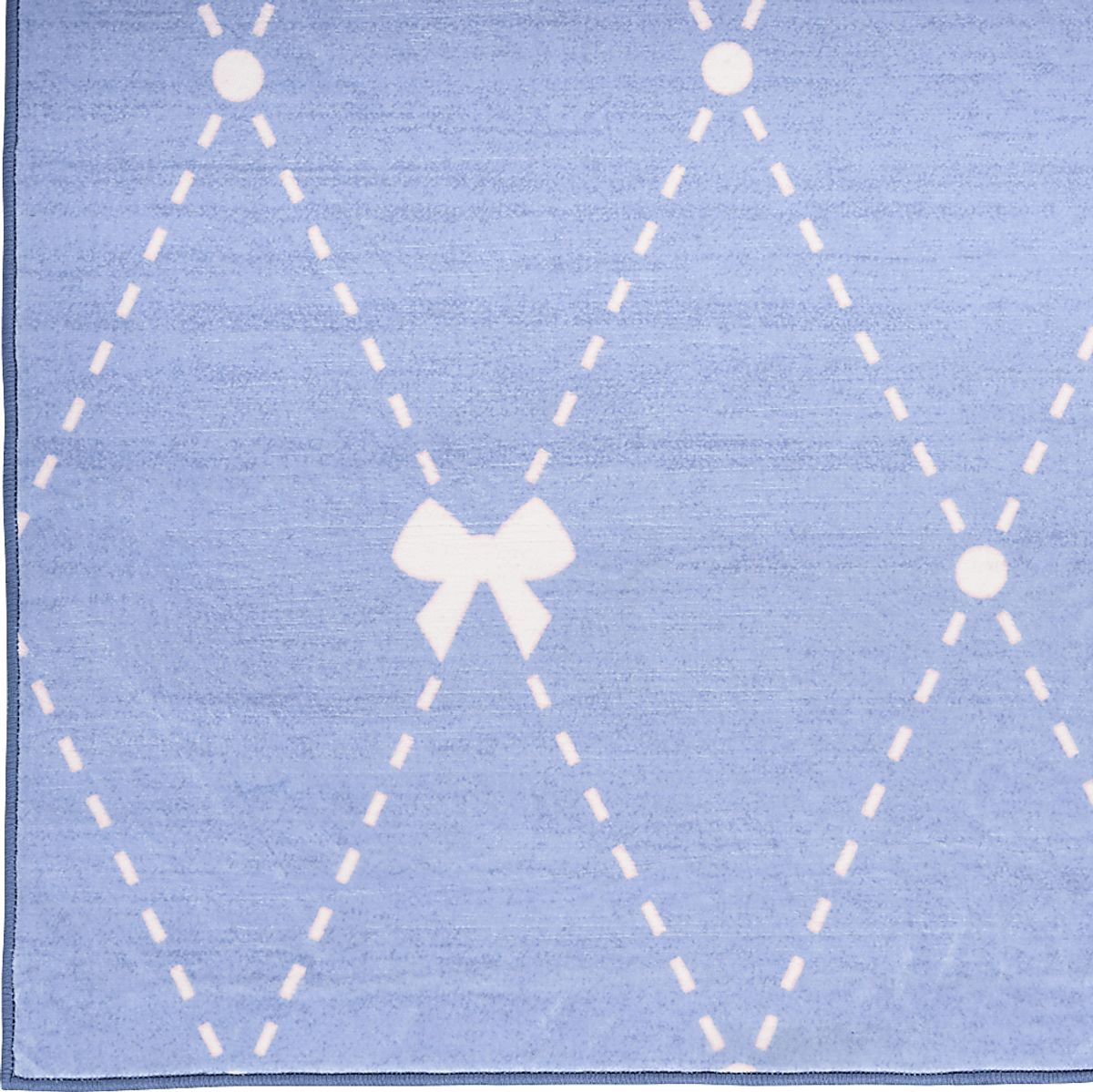 Modest Bow Blue Rugs | Rooms to Go