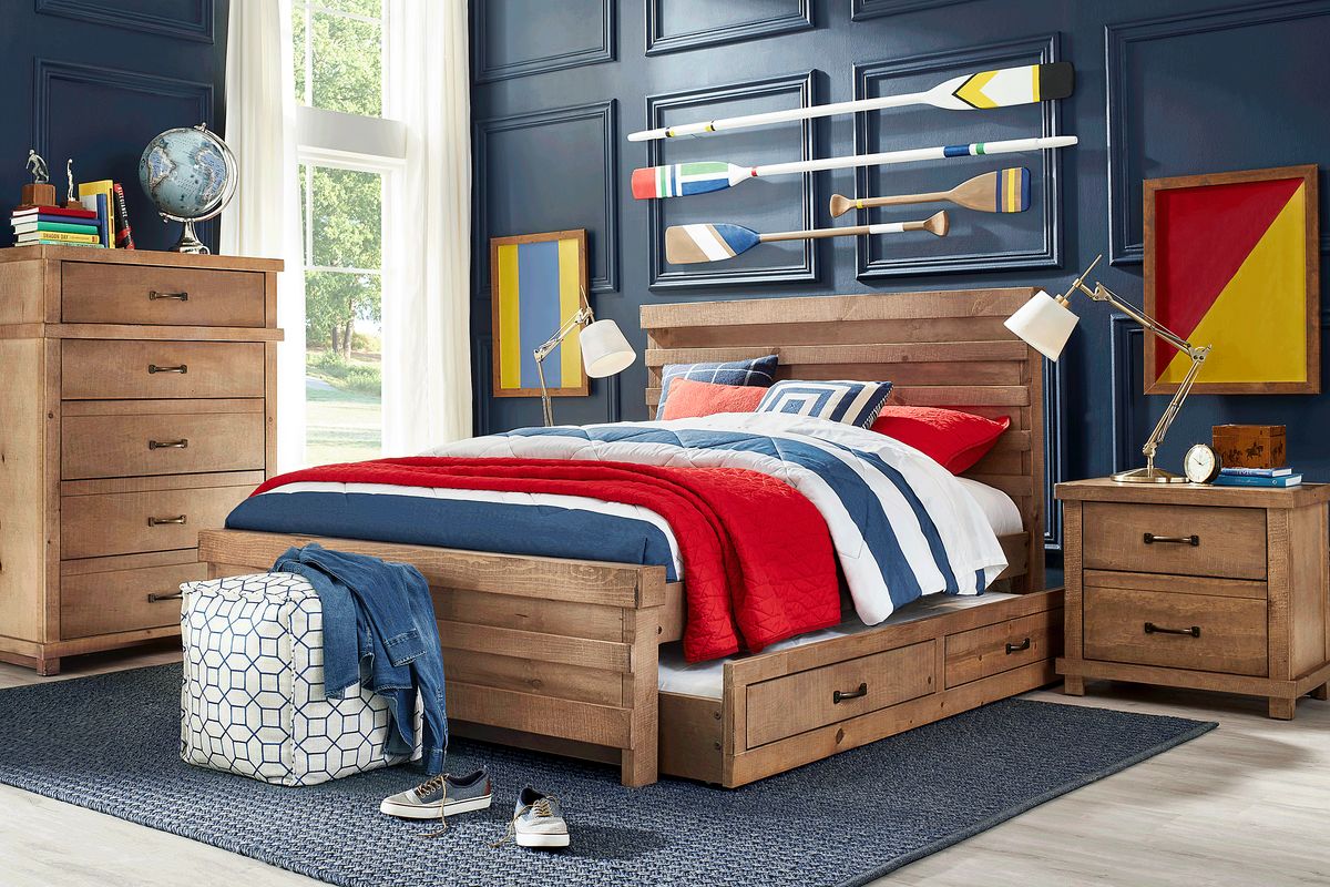 Montana 2.0 5 Pc Twin Bedroom Set With 3 Pc Twin Panel Bed | Rooms to Go