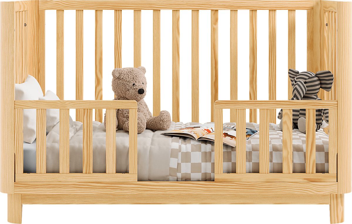 Mytha Natural Light Wood Crib | Rooms to Go