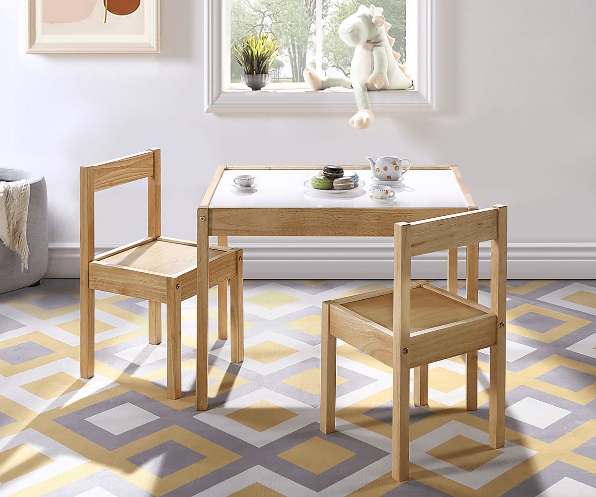 Synni Natural Light Wood 3 Pc Table Set | Rooms to Go