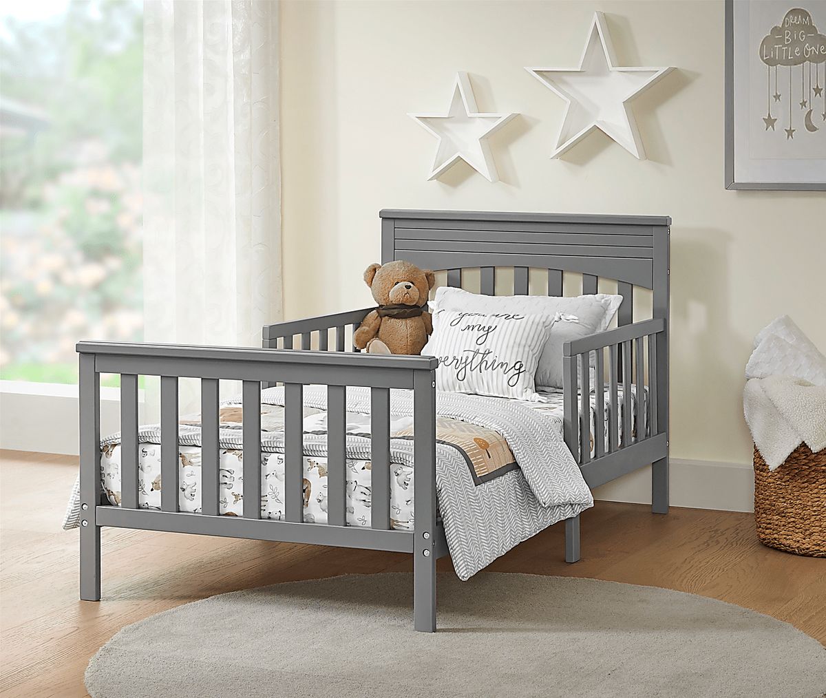 Nourel Gray Toddler Bed | Rooms to Go