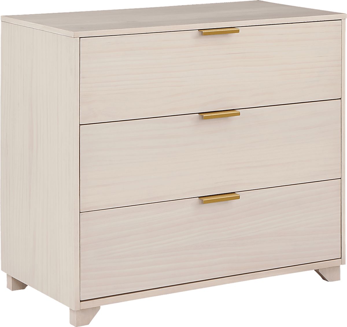 Olvio Natural Light Wood 3 Drawer Dresser | Rooms to Go
