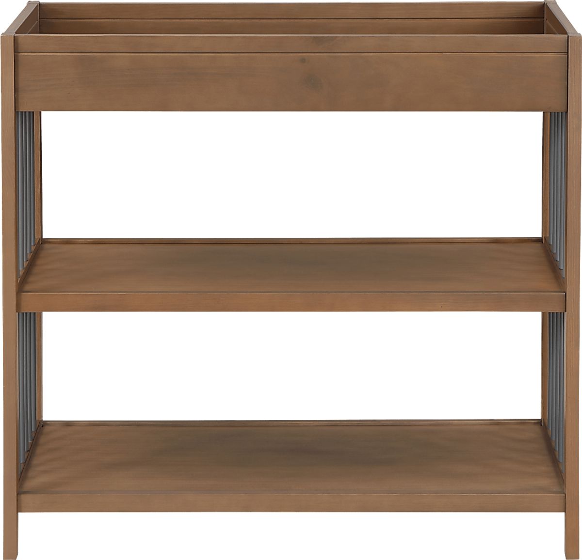 Olvio Charcoal,Walnut Dark Wood,Gray Changing Table | Rooms to Go