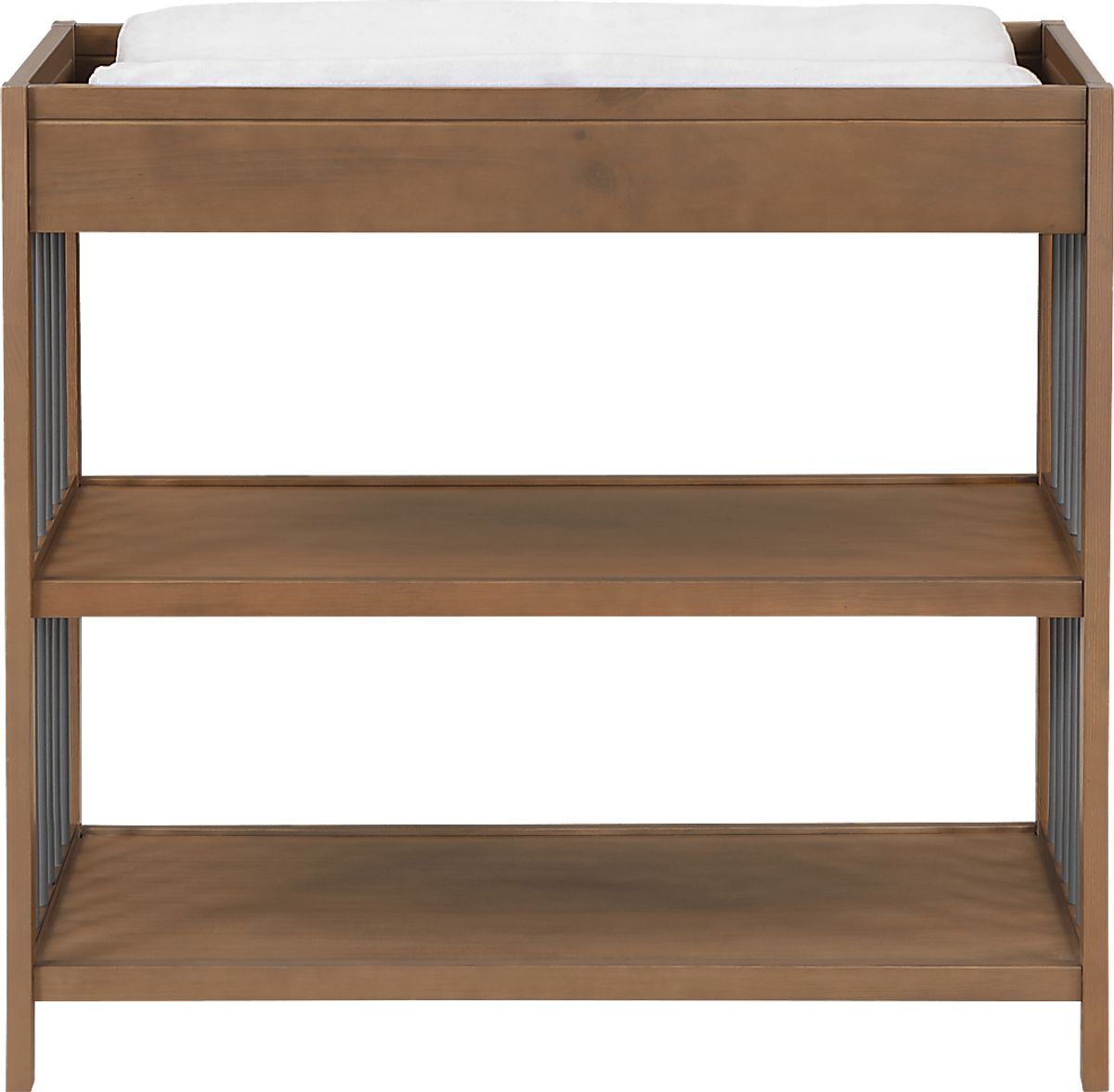 Olvio Charcoal,Walnut Dark Wood,Gray Changing Table | Rooms to Go