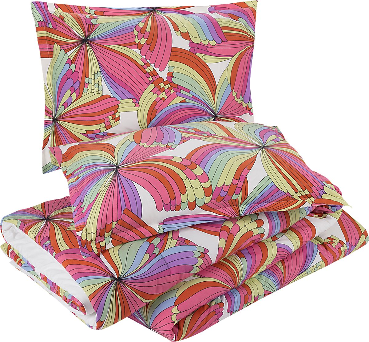 Pinwheel Fun Pink,Purple,Red Pink,Red Cotton Fabric Full/Queen ...