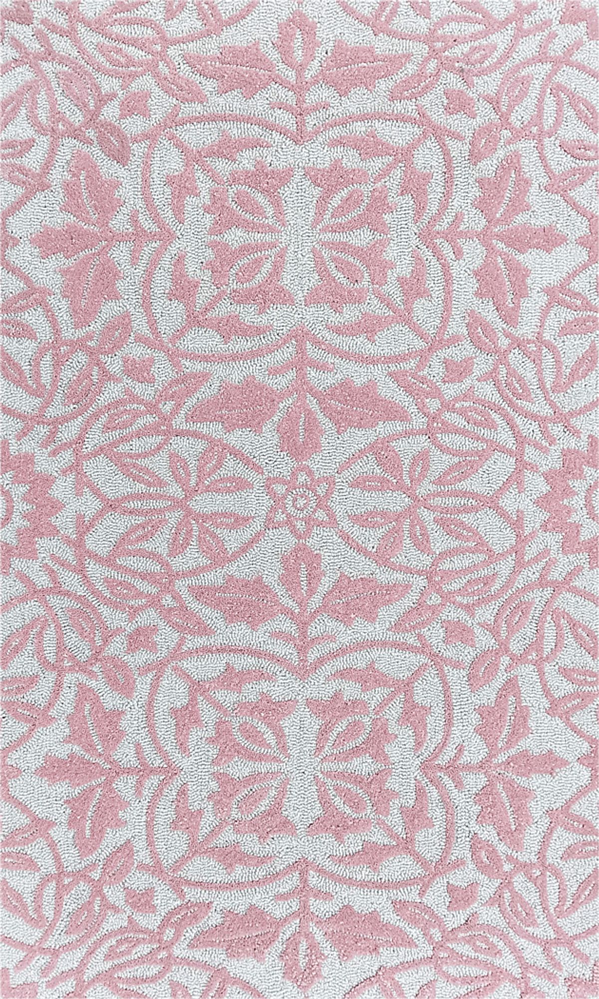 Pretty Petal Pink Rug | Rooms to Go
