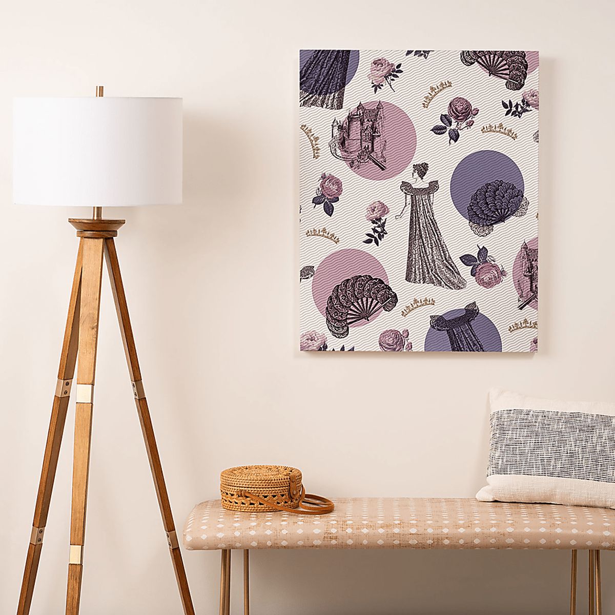 Princess Things II Cream Beige Artwork | Rooms to Go