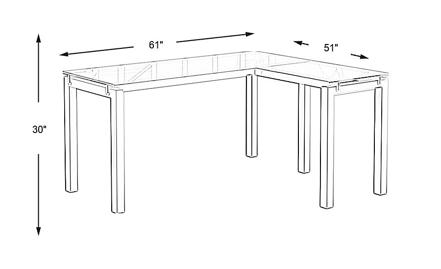 Kids Provo White Desk - Rooms To Go