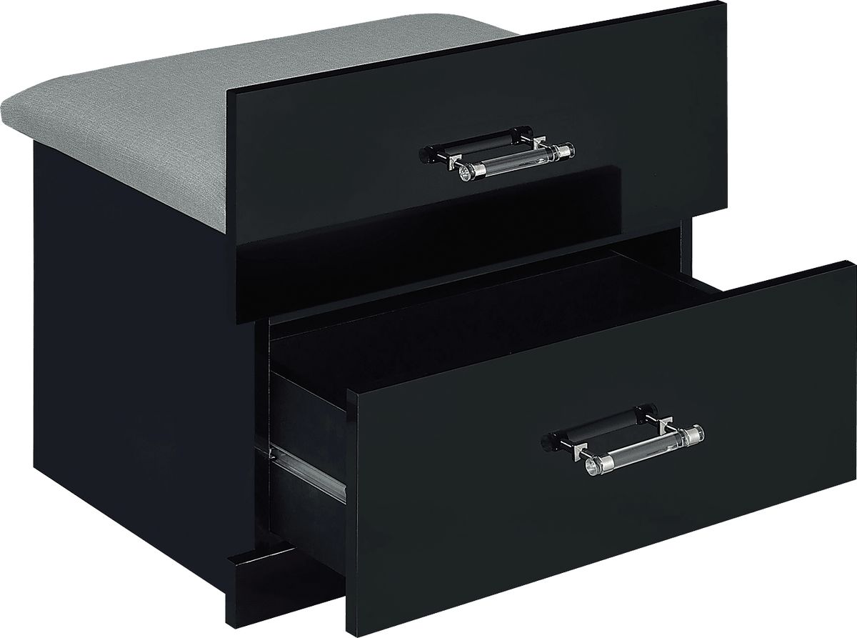 Radiance Black Black,Colors Vanity | Rooms to Go
