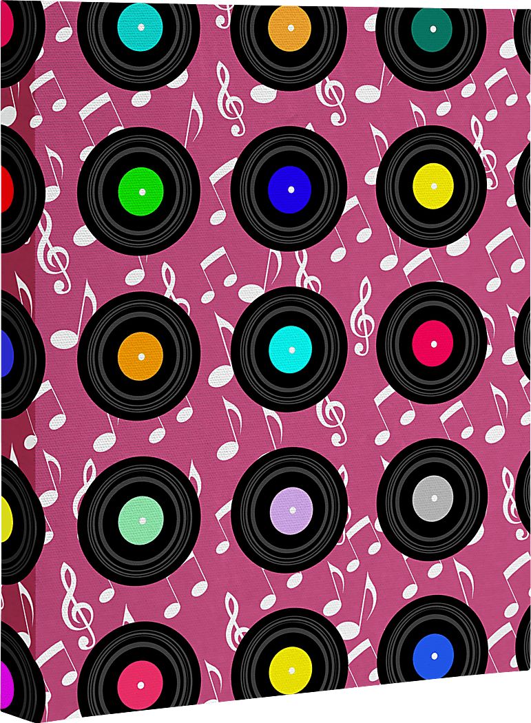 Rainbow Records I Pink Artwork | Rooms to Go