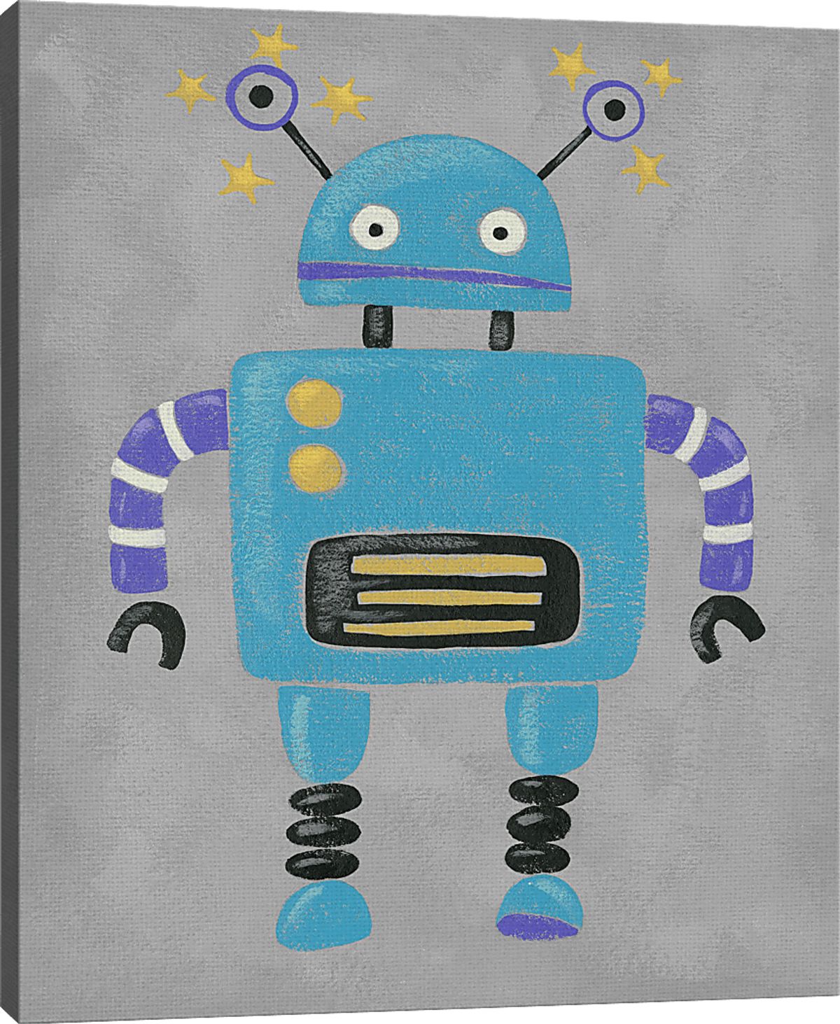 Robo Leader I Blue Artwork | Rooms to Go