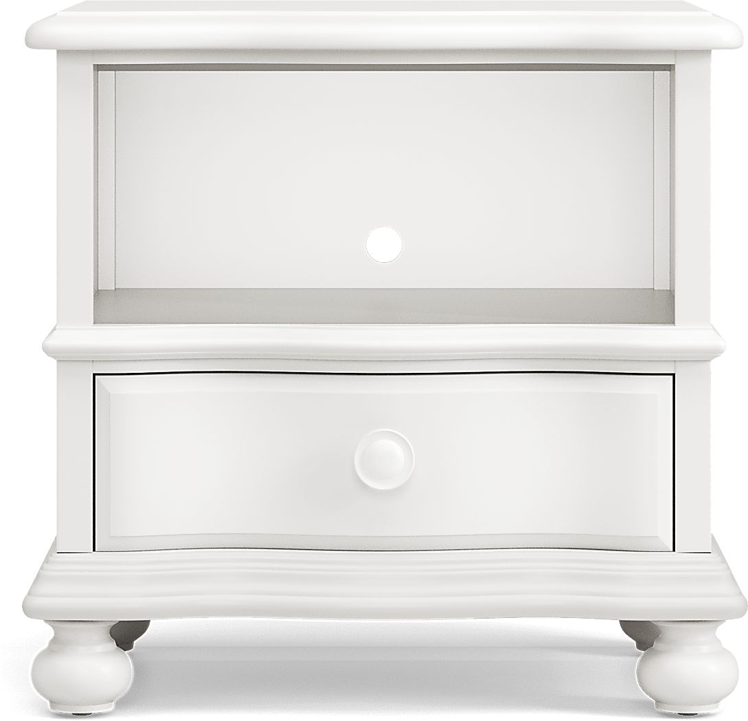 San Simeon White Colors,White Round Mirror | Rooms to Go