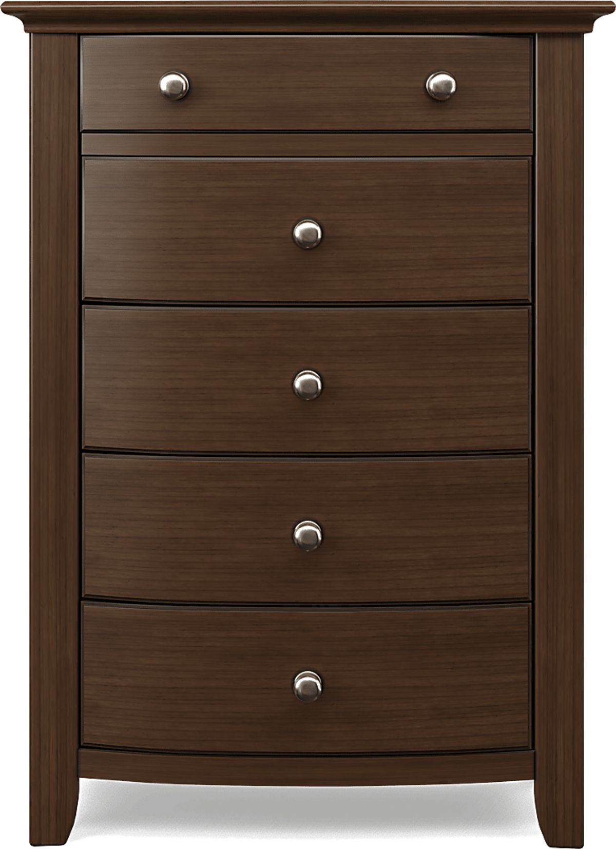 Santa Cruz Brown Cherry Dark Wood Chest | Rooms to Go