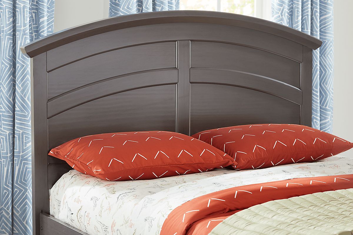 Santa Cruz Gray 3 Pc Full Panel Bed | Rooms to Go
