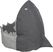 Kids Shelby Shark Gray Bean Bag Chair - Rooms To Go