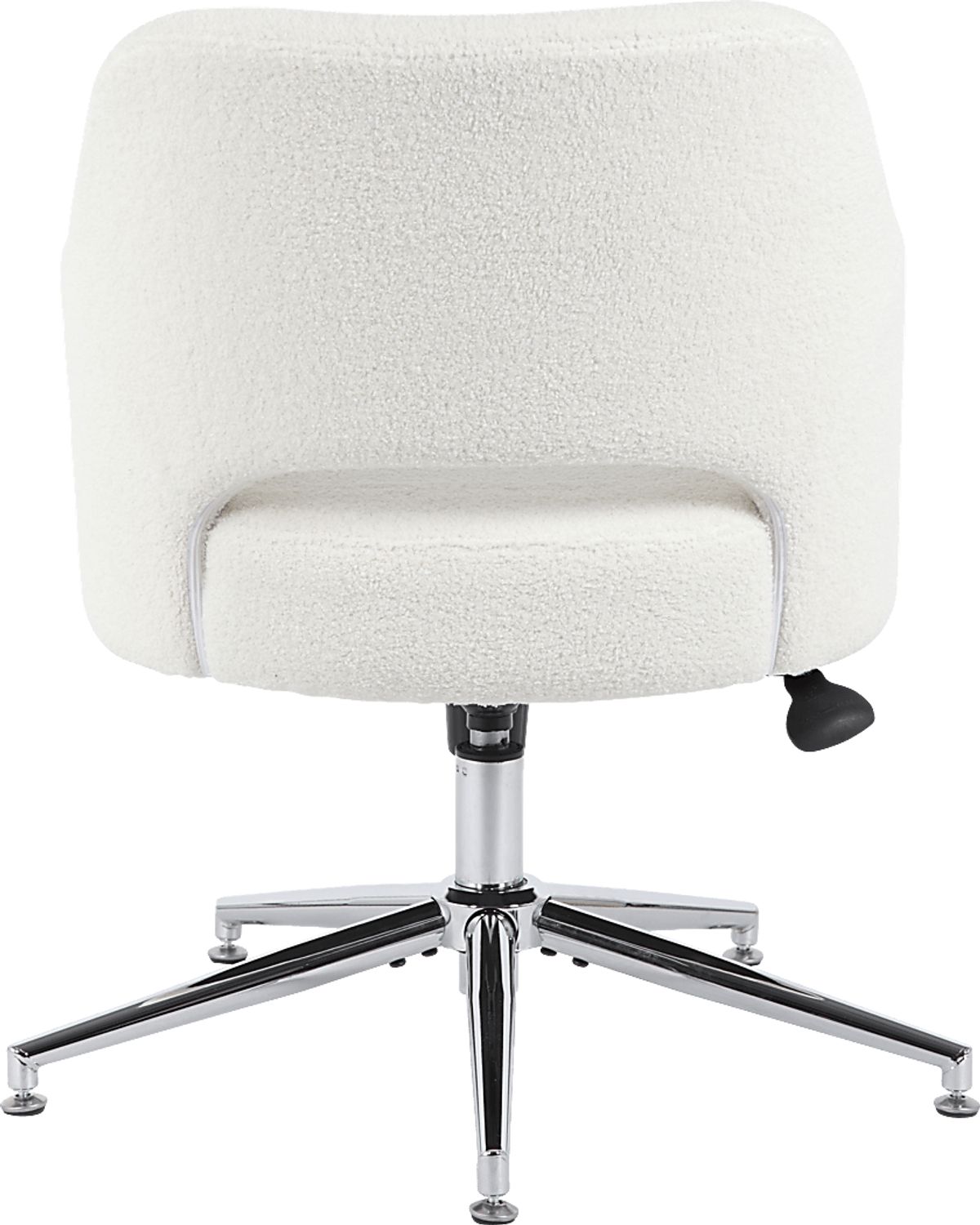 Silas Off-White Beige,White Polyester Fabric Desk Chair | Rooms to Go
