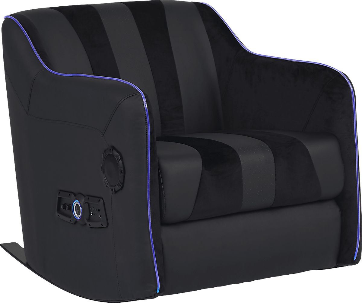 Sound Machine Black Gaming Rocker | Rooms to Go