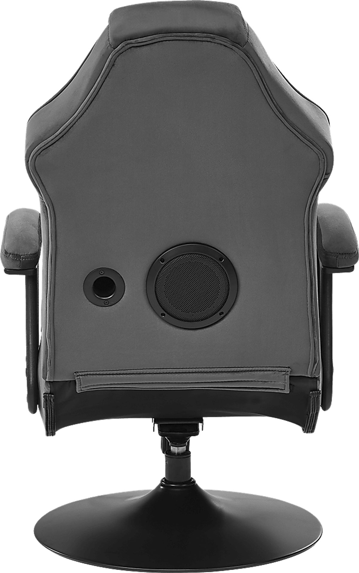 Sound Trek Gray Faux Leather Fabric Video Chair | Rooms to Go