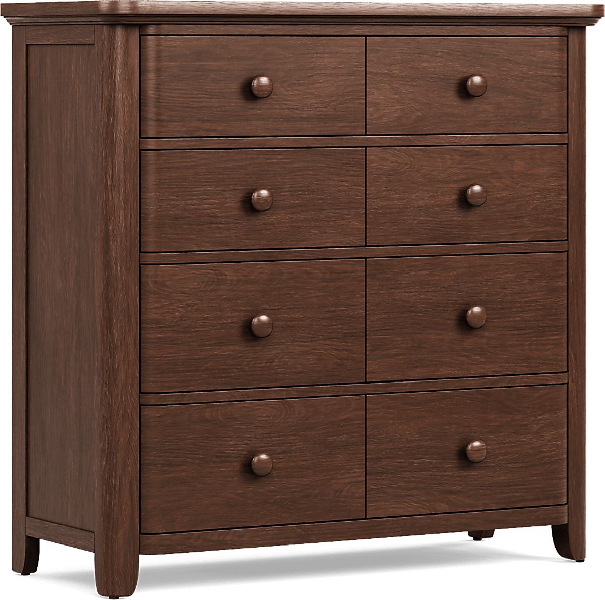 Regen South Bend Brown Cherry Dark Wood Chesser | Rooms to Go