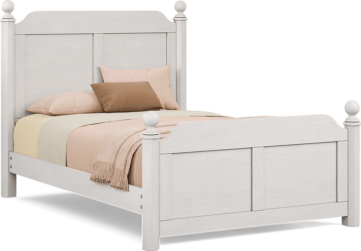 Regen South Bend 5 Pc Washed White Full Bedroom Set With Chesser, 3 Pc ...