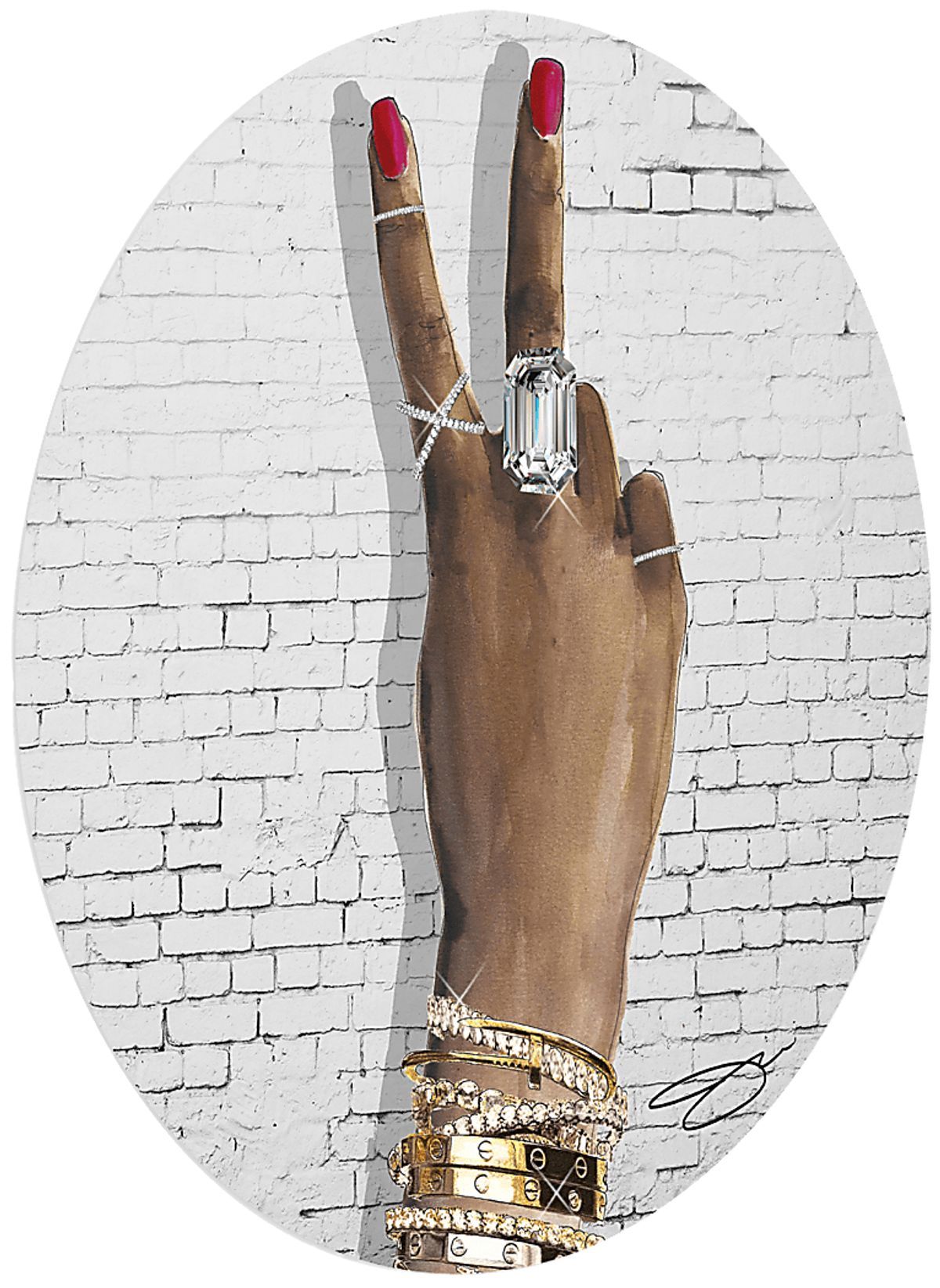 Sparkling Peace Gray Artwork | Rooms to Go