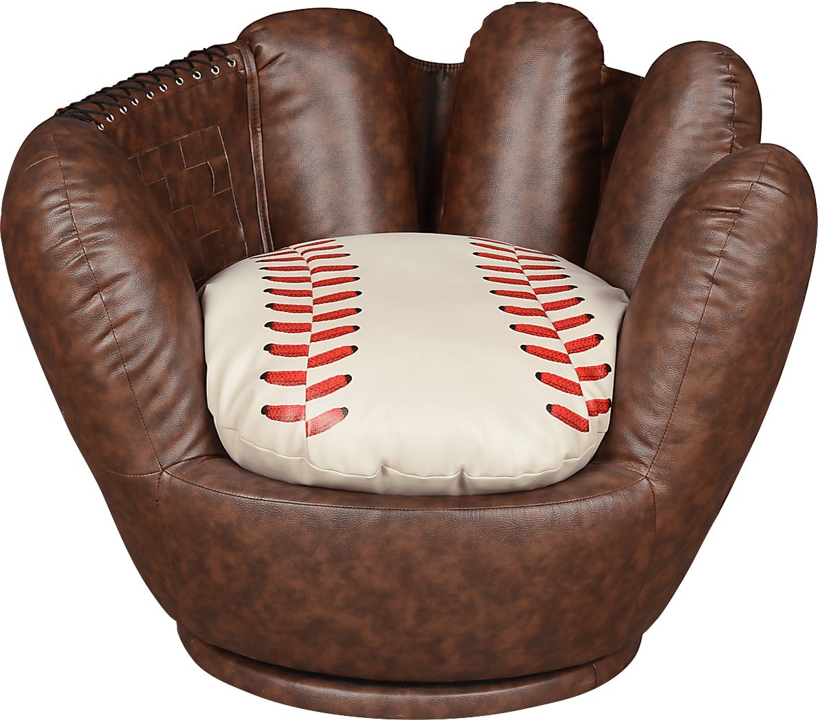 Kids Sports Zone Brown Glove Chair - Rooms To Go