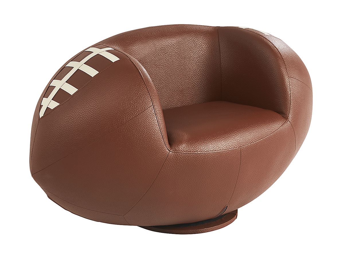 Sports Zone Brown Dark Wood Chair | Rooms to Go